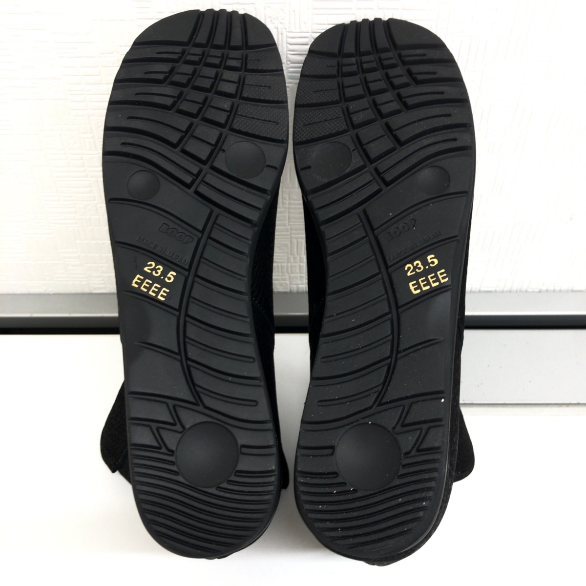 FIZZ REEN フィズリーン 本革 ヌバックレザー ウェッジソール ショートブーツ 23.5cm EEEE 黒 ブラック レディース 女性用 婦人(23.5cm)｜売買されたオークション ...