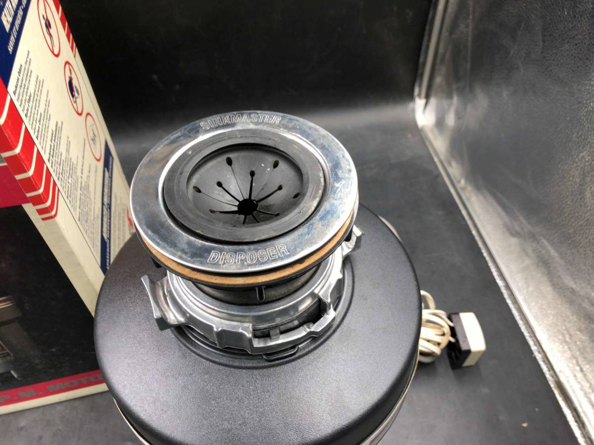 sinkmaster DISPOSER 950 シンクマスター ディスポーサー 2700 R.P.M.MOTOR 3/4 HORSEPOWER ...