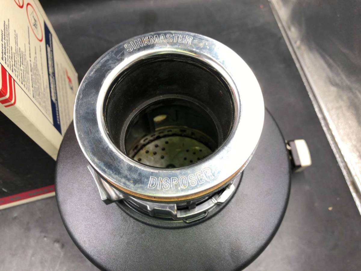 sinkmaster DISPOSER 950 シンクマスター ディスポーサー 2700 R.P.M.MOTOR 3/4 HORSEPOWER ...
