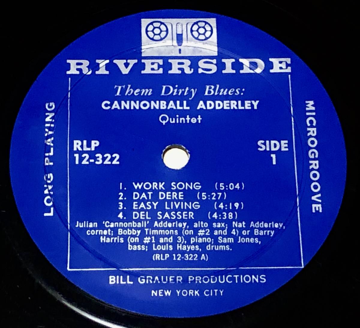 Mono両面DG完オリ完品Cannonball & Nat Adderley / Them Dirty Blues Bobby Timmons ...