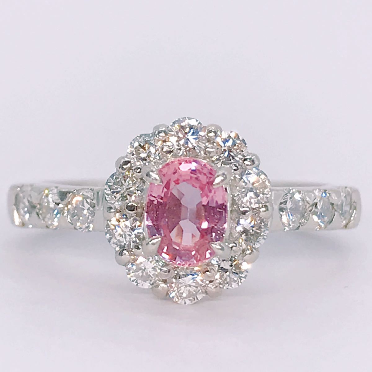 天然 パパラチアサファイア ダイヤモンドリング PT900 S0.497ct D0.54ct 鑑別書付き(サファイア)｜売買されたオークション情報、yahooの商品情報をアーカイブ公開 ...