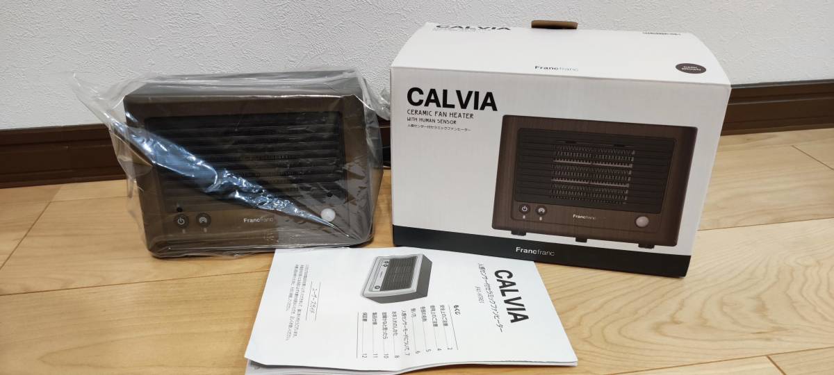 Francfranc フランフラン CALVIA 人感センサー付セラミックファンヒーター JF41-HTR01(その他)｜売買されたオークション情報、yahooの商品情報をアーカイブ公開 ...