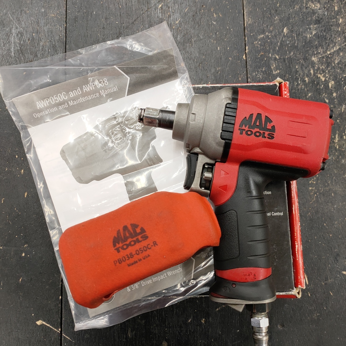 品 MACTOOLS/マックツールズ 1/2Dr 12.7mm エアーインパクトレンチ AWP050C 領収書 代引きOK(エアーインパクト ...