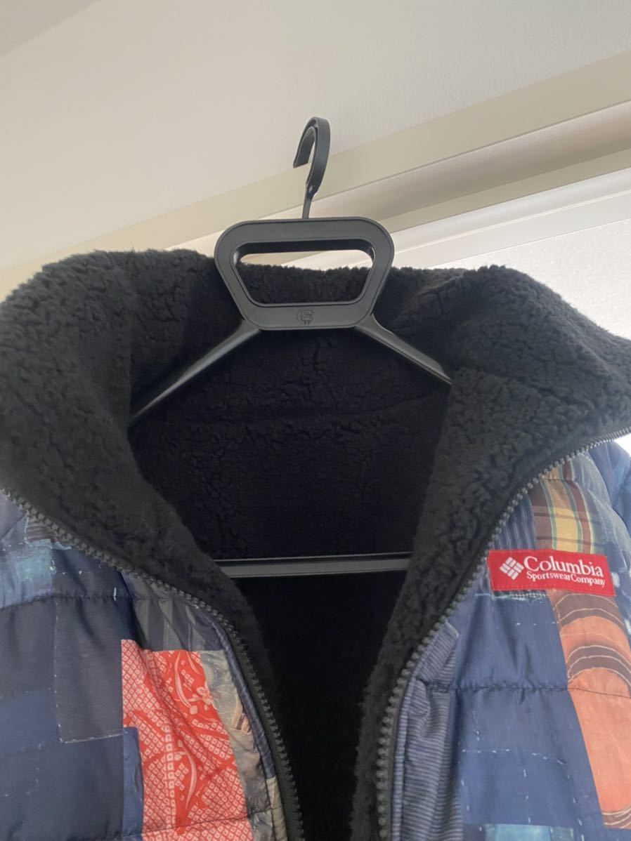 Columbia x ATMOS LAB Powder Keg Txt Reversible Fleece Jacket BLACK 20FA ...