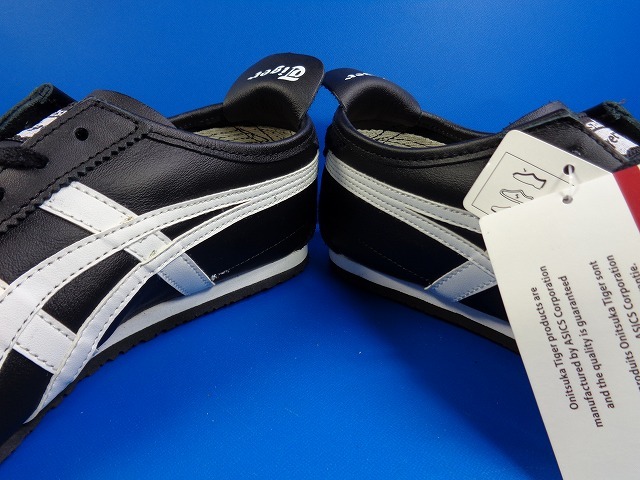 10411 タグ付き asics onitsukatiger DL408 MEXICO 66 アシックス オニツカタイガー メキシコ 黒 白 ...