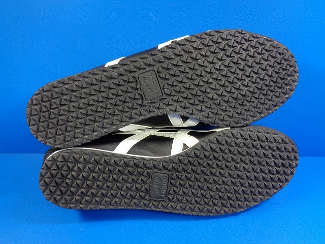 10411 タグ付き asics onitsukatiger DL408 MEXICO 66 アシックス オニツカタイガー メキシコ 黒 白 ...