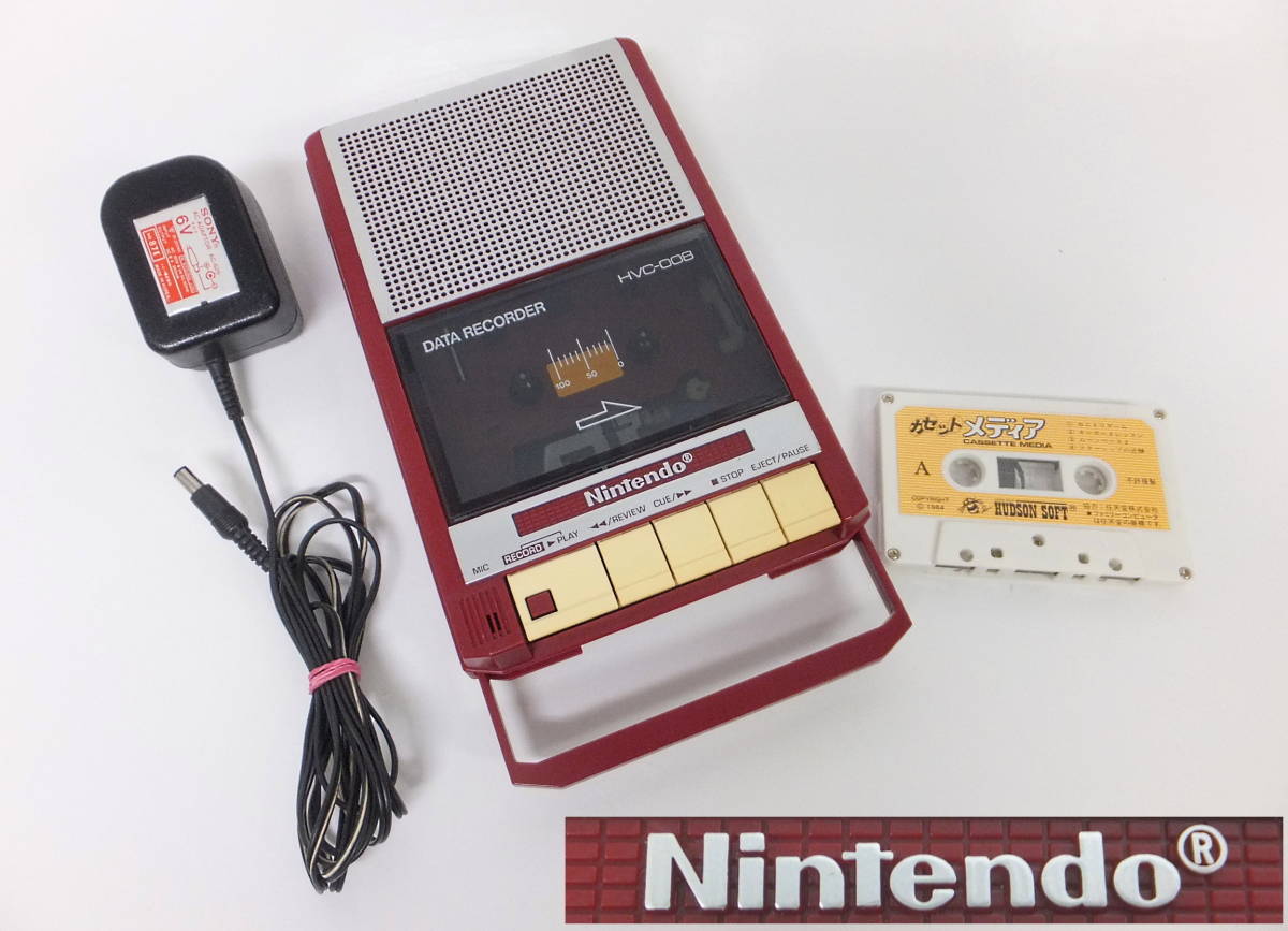 よろづ屋 任天堂 ファミリーベーシック データレコーダー Nintendo DATA RECORDER HVC-008 カセットメディア ...