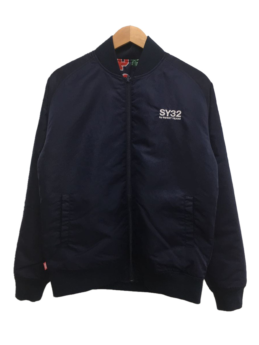 SY32 by SWEET YEARS REVERSIBLE STADIUM JK/フライトジャケット/-/ナイロン/NVY/8137(Lサイズ)｜売買されたオークション情報、yahooの商品 ...