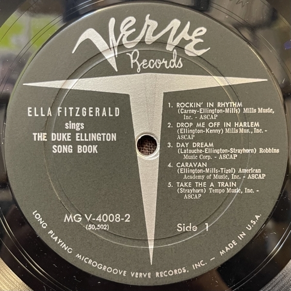 ELLA FITZGERALD / SINGS THE DUKE ELLINGTON SONG BOOK VOL.2 オリジナル盤(ボーカル ...