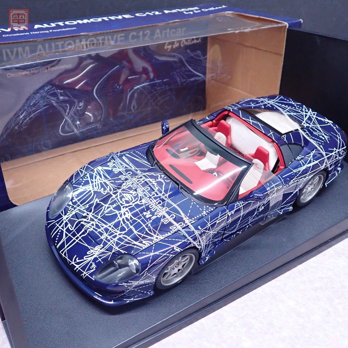 オートアート 1/18 キャラウェイ C12 Muko Car ブルー No.71014 AUTOart IVM AUTOMOTIVE C12 ...