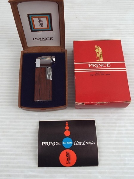 PRINCE プリンス Pipette/ピペット ウォールナット ガスライター 着火OK ジャンク品(ガスライター)｜売買されたオークション ...