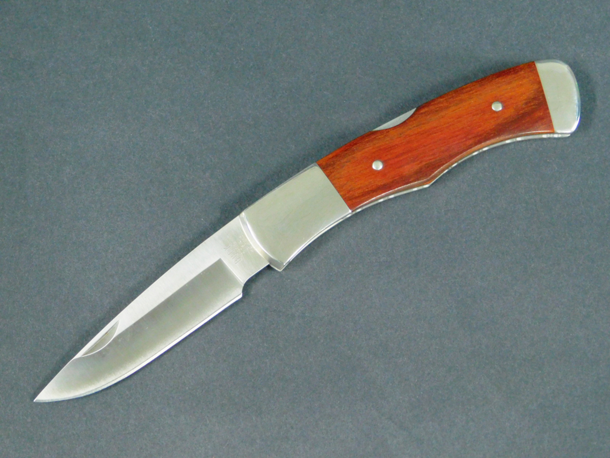 BUCK 531X USA バック フォールディング ナイフ 専用レザーケース オイル付 アメリカ製 ローズウッド ハンドル キャンプ 廃盤品 ...