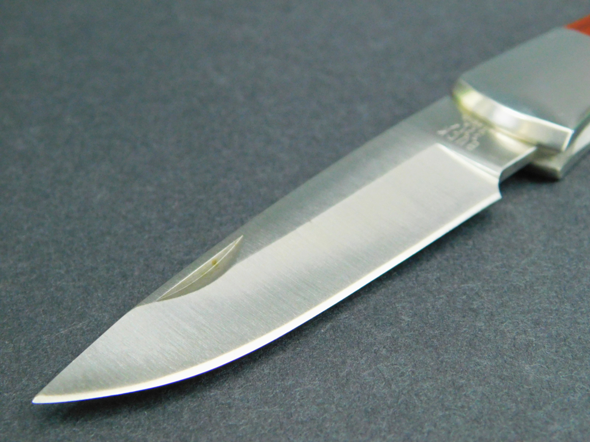 BUCK 531X USA バック フォールディング ナイフ 専用レザーケース オイル付 アメリカ製 ローズウッド ハンドル キャンプ 廃盤品 ...