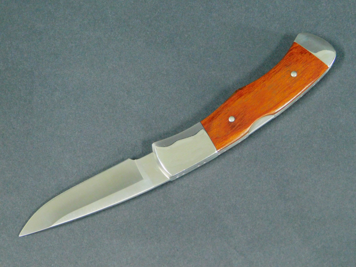 BUCK 531X USA バック フォールディング ナイフ 専用レザーケース オイル付 アメリカ製 ローズウッド ハンドル キャンプ 廃盤品 ...