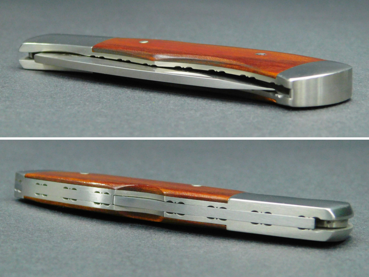 BUCK 531X USA バック フォールディング ナイフ 専用レザーケース オイル付 アメリカ製 ローズウッド ハンドル キャンプ 廃盤品 ...