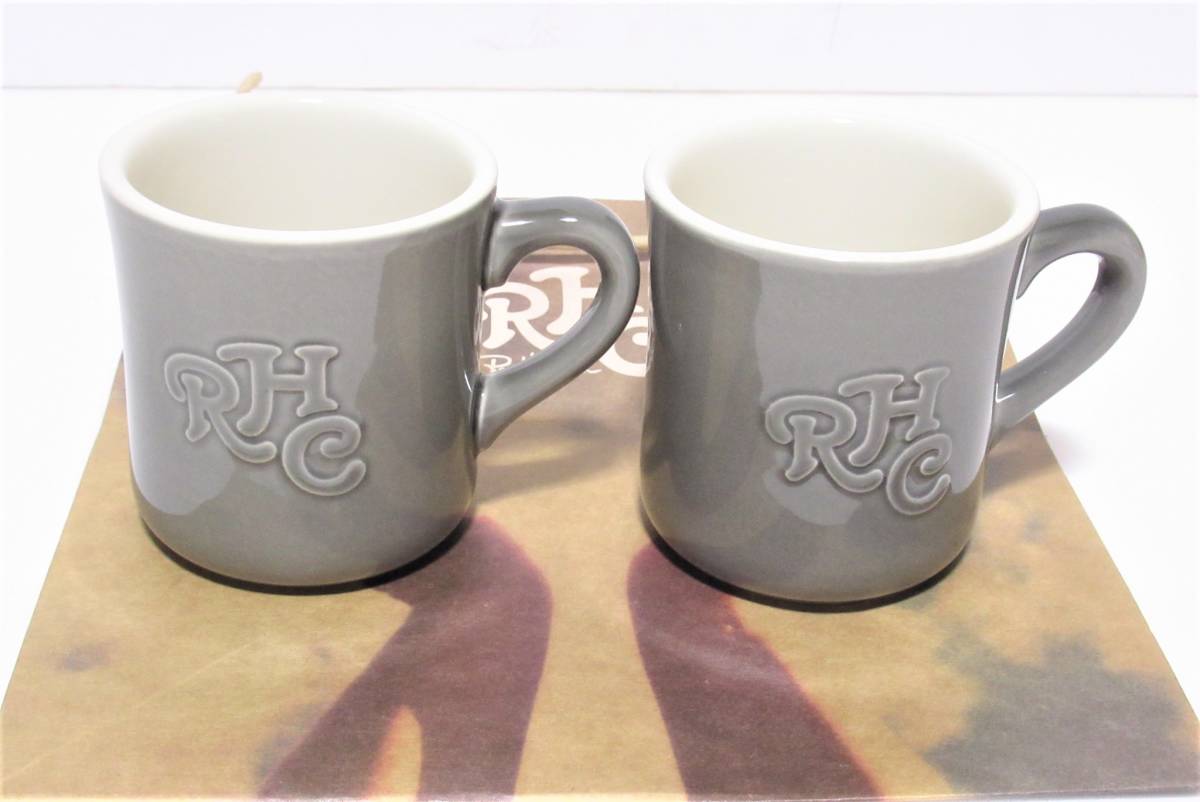 RHC Ron Herman ロンハーマン マグカップ Emboss Logo Mug グレー 2個セット(男性用)｜売買されたオークション ...