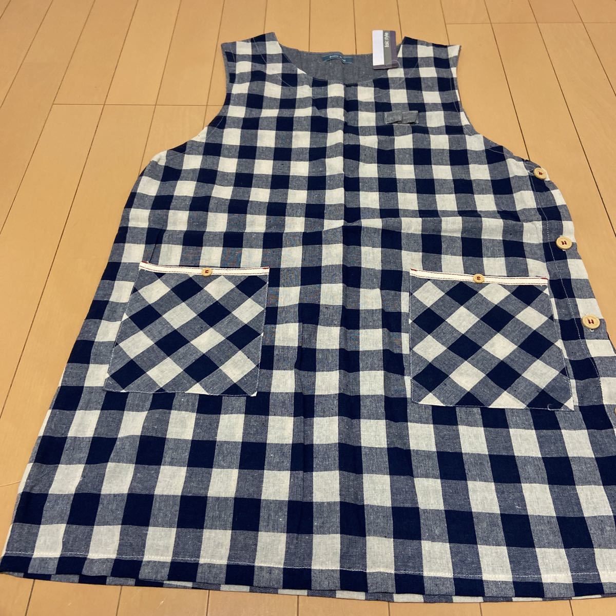 Basic style 2L〜3L ギンガムチェック保育士エプロン(エプロン)｜売買されたオークション情報、yahooの商品情報をアーカイブ公開 - オークファン（aucfan.com）