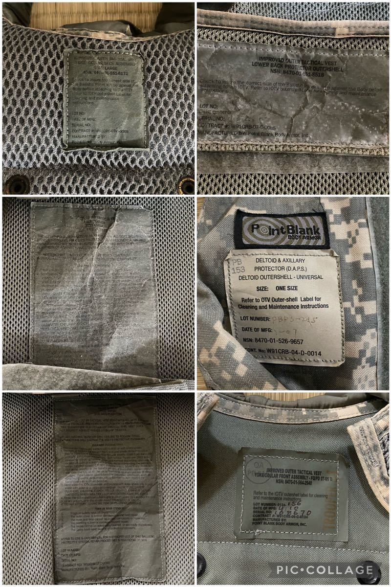 ミリタリー 激レア 放出品 実物 POINT BLANK プレートキャリア IOTV Lサイズ ポイントブランク 実物防弾プレート 防弾チョッキ ACU(戦闘服)｜売買されたオークション情報 ...