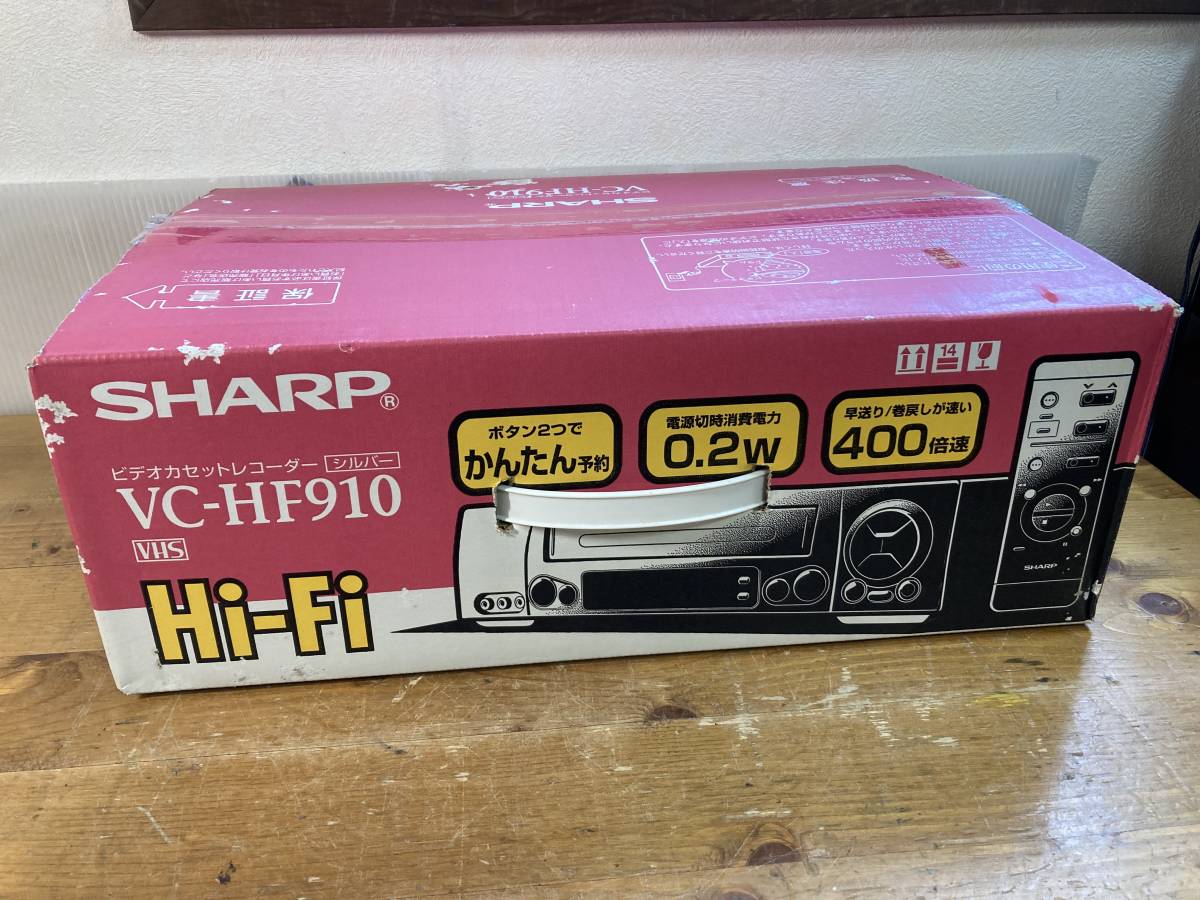 SHARP シャープ VHS ビデオ レコーダー デッキ プレーヤー VC-HF910 Hi-Fi かんたん予約 42204(VHSビデオ ...