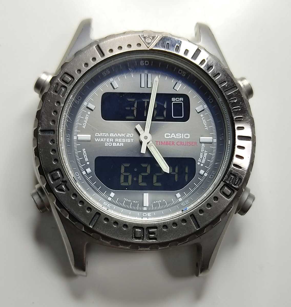 CASIO TIMBER CRUISER 1766 TIC-110 カシオ ライトOK デジアナ腕時計 品 ビンテージ(カシオ)｜売買された ...