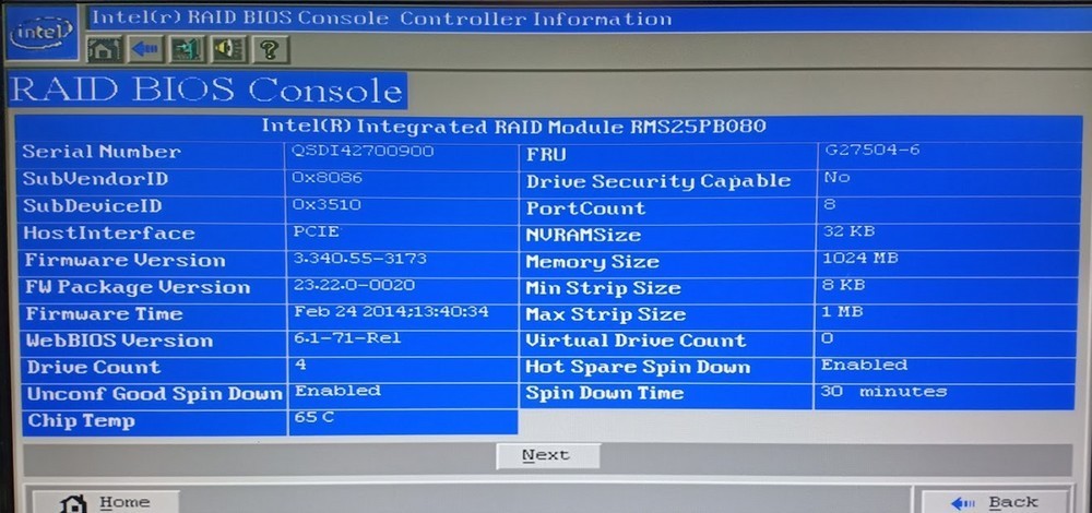Intel純正 高速RAIDカード RMS25PB080 MegaRAID OEM PCI-E 1GBキャッシュ WB用バッテリ付 通常ブラケット(NEC)｜売買されたオークション情報 ...