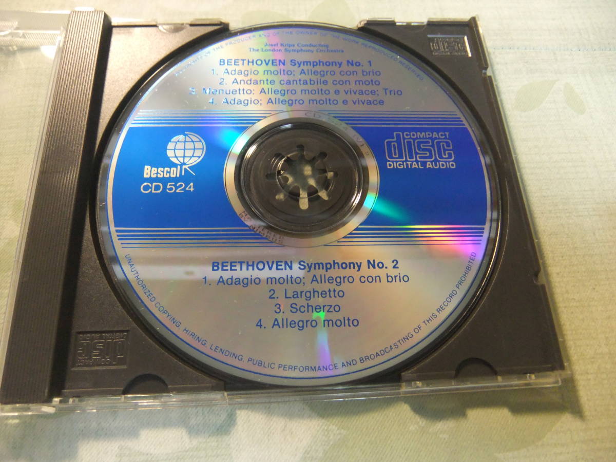 英盤 NIMBUS Bescol BS CD-9 ベートーヴェン：交響曲全集 5CD ヨーゼフ クリップス 指揮 ロンドン交響楽団 BBC合唱 ...