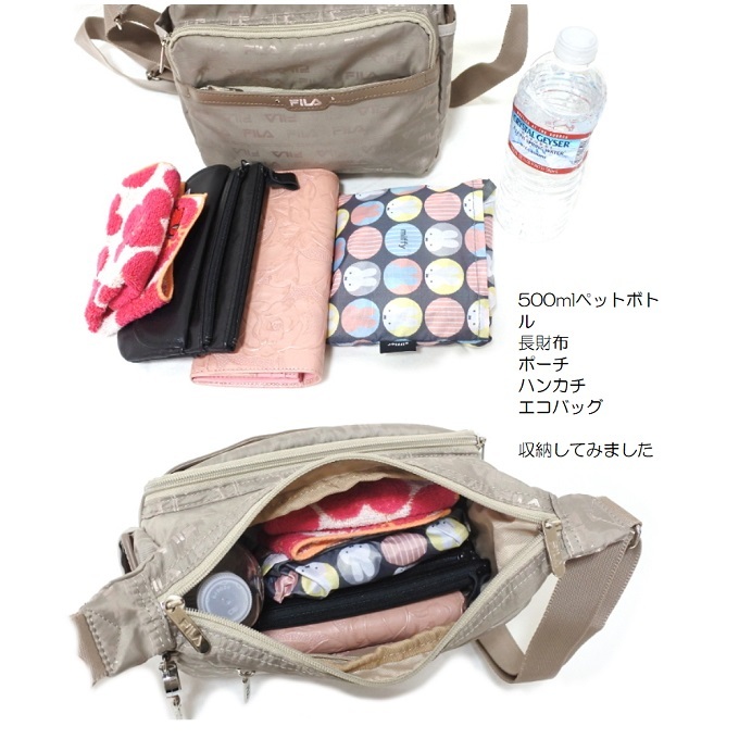 FILA フィラ ナイロンショルダーバッグ レディース ブラック フラワー 7693 軽い たくさん入る ポケット多い 斜め掛け(女性用)｜売買されたオークション情報、yahooの商品情報を ...