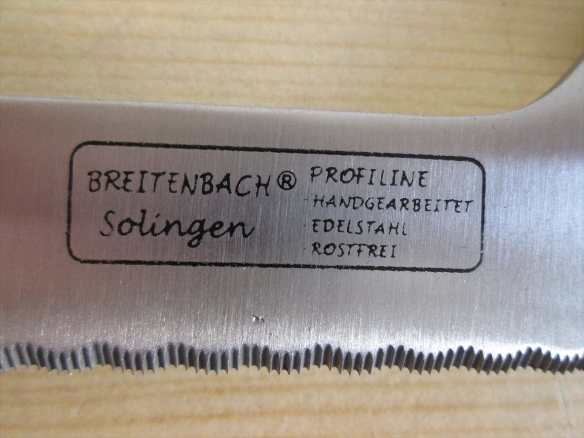 チーズナイフ カッター 包丁 ゾーリンゲン Solingen Breitenbach Profiline プロ仕様 手作業 ハンドメイド 長期 ...