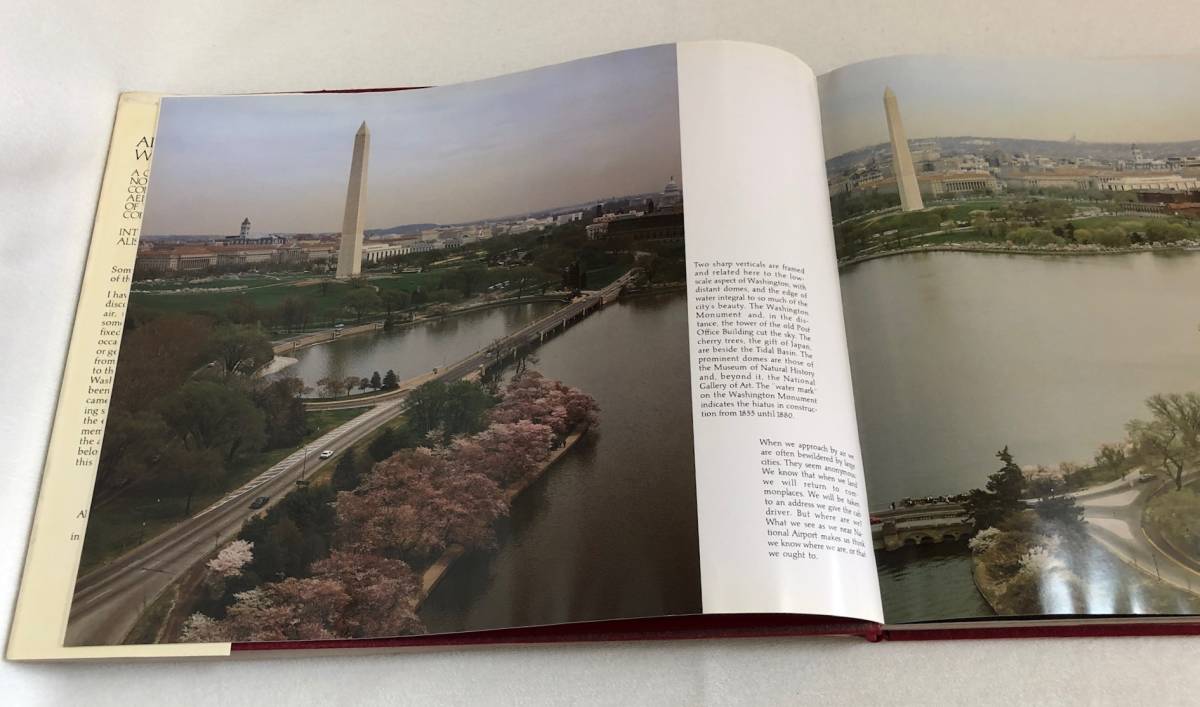 洋書 ROBERT CAMERON'S ABOVE WASHINGTON ロバートキャメロン ワシントン 航空写真 布張り 装丁(自然、風景 ...