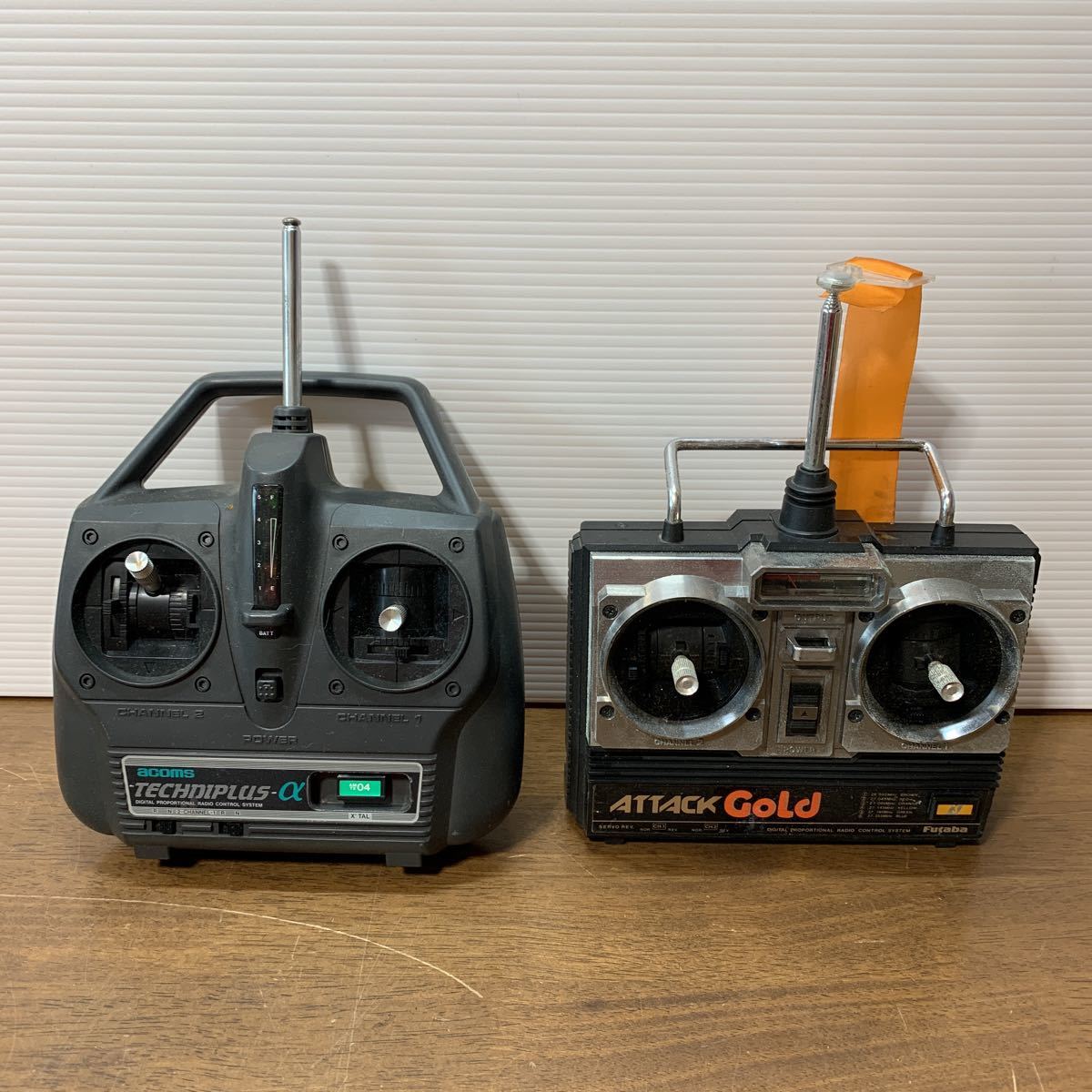 1円スタート プロポ 送信機 まとめて4個セット ATTACK-SR/ATTACK T2DR/ATTACK Gold/TECHNIPLUS-α ...