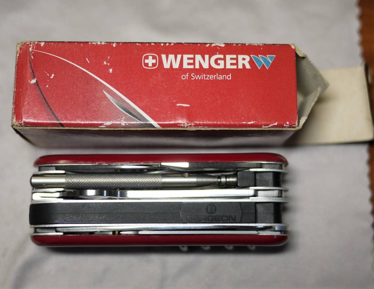 WENGER MINATHOR BERGEON ウエンガー ミナトー ベルジョン 時計工具付多機能ナイフ(ナイフ)｜売買されたオークション情報 ...