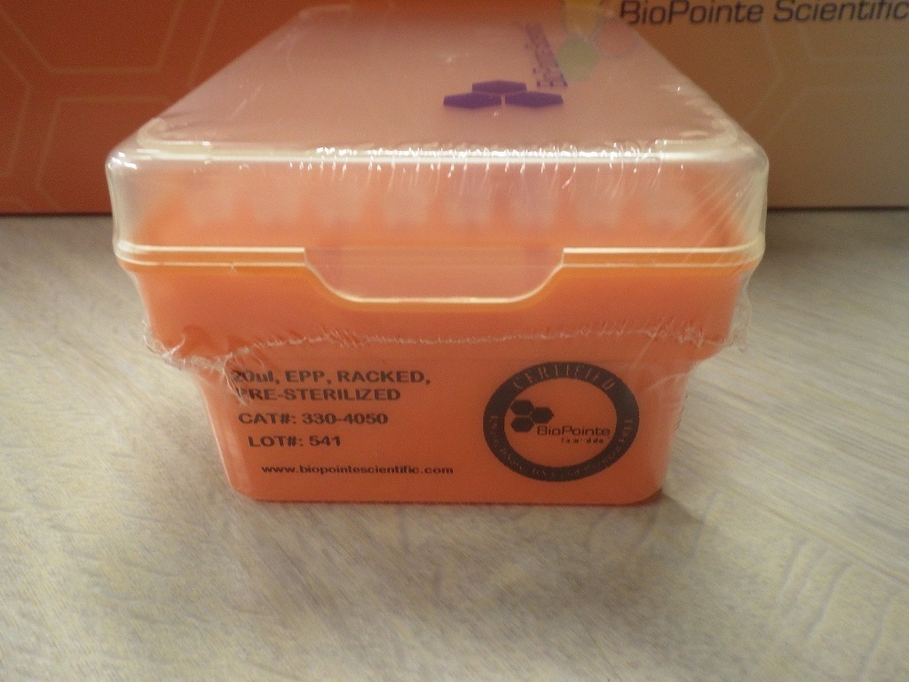 BioPointe Scientific ピペットチップ 20μl 960本 型番330-4050 ＃541 科学研究 実験 分注 K1026W8(その他)｜売買されたオークション情報 ...