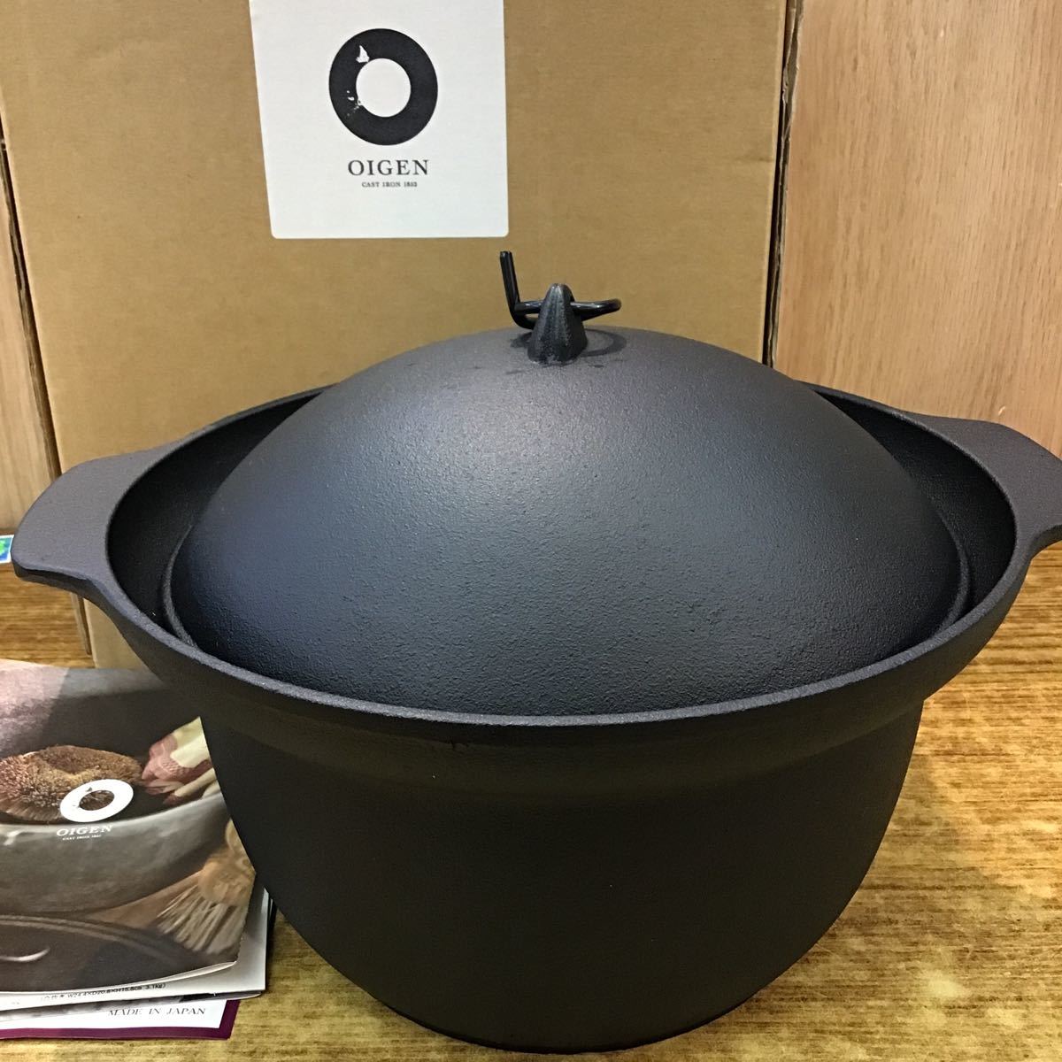 OIGEN 南部鉄器 鉄鍋 品 及源 なんぶてつなべ 2.25L IH対応設計 ごはん鍋 釜 炊飯 キッチン 和食器 和雑貨 パン 工芸品(その他)｜売買されたオークション情報、yahooの ...