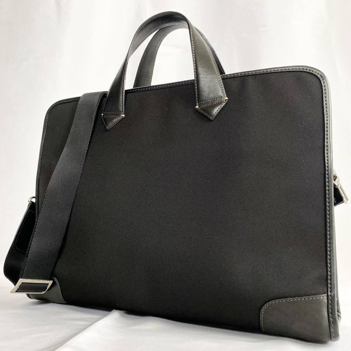 1円 ポールスミス 極 Paul Smith ブリーフケース ビジネスバッグ 2way ショルダーバッグ A4収納 PCマルチストライプ ビジネス 通勤(かばん、バッグ)｜売買された ...