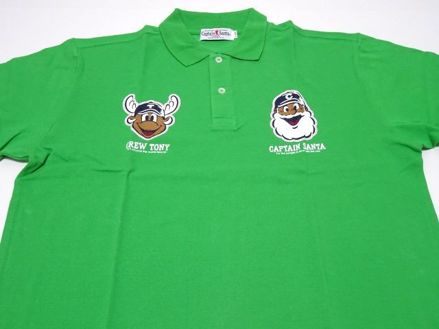 Captain Santa YACHT CLUB POLO SHIRT XL size / キャプテンサンタ ヨットクラブ 鹿の子 ポロシャツ ...
