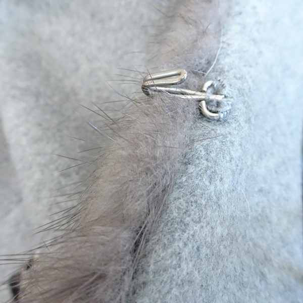 #wpc レオナール LEONARD ジャケット 13AR グレー カシミア シルク混 ミンクファー スタンドカラー 大きいサイズ レディース 754564(女性用)｜売買されたオークション ...