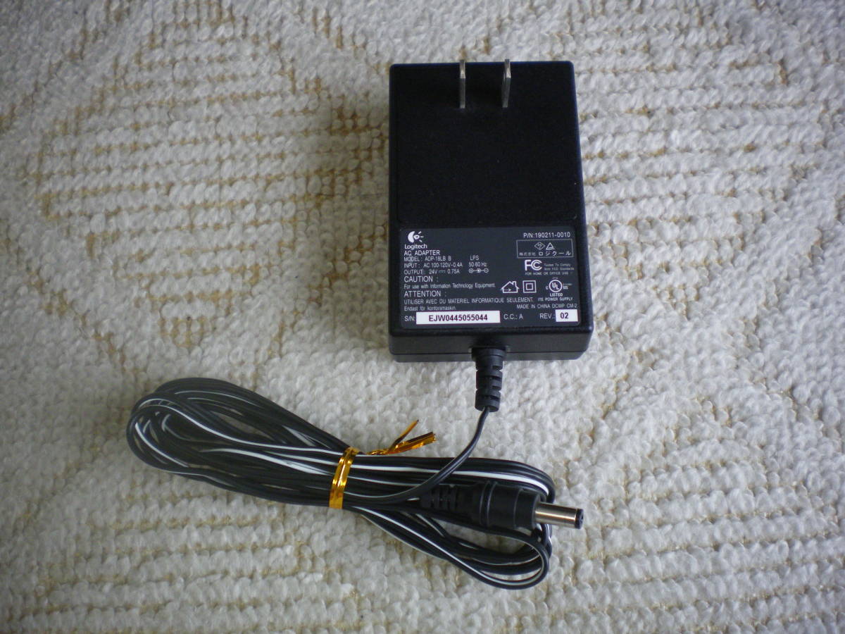 Logitech/ロジクール グランツーリスモ GT FORCE PRO 用 純正 ACアダプター ADP-18LB B 全国定形外350円 ...