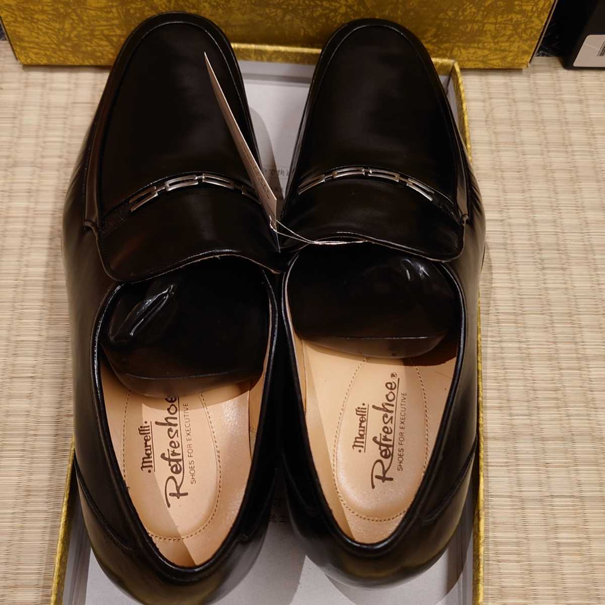 マレリー Marelli 紳士 革底 REFRESHOE AFI 4210 ブラック ブラウン 3E メンズ シューズ 靴 ビジネス モカシーノ製法(25.0cm)｜売買されたオークション情報 ...