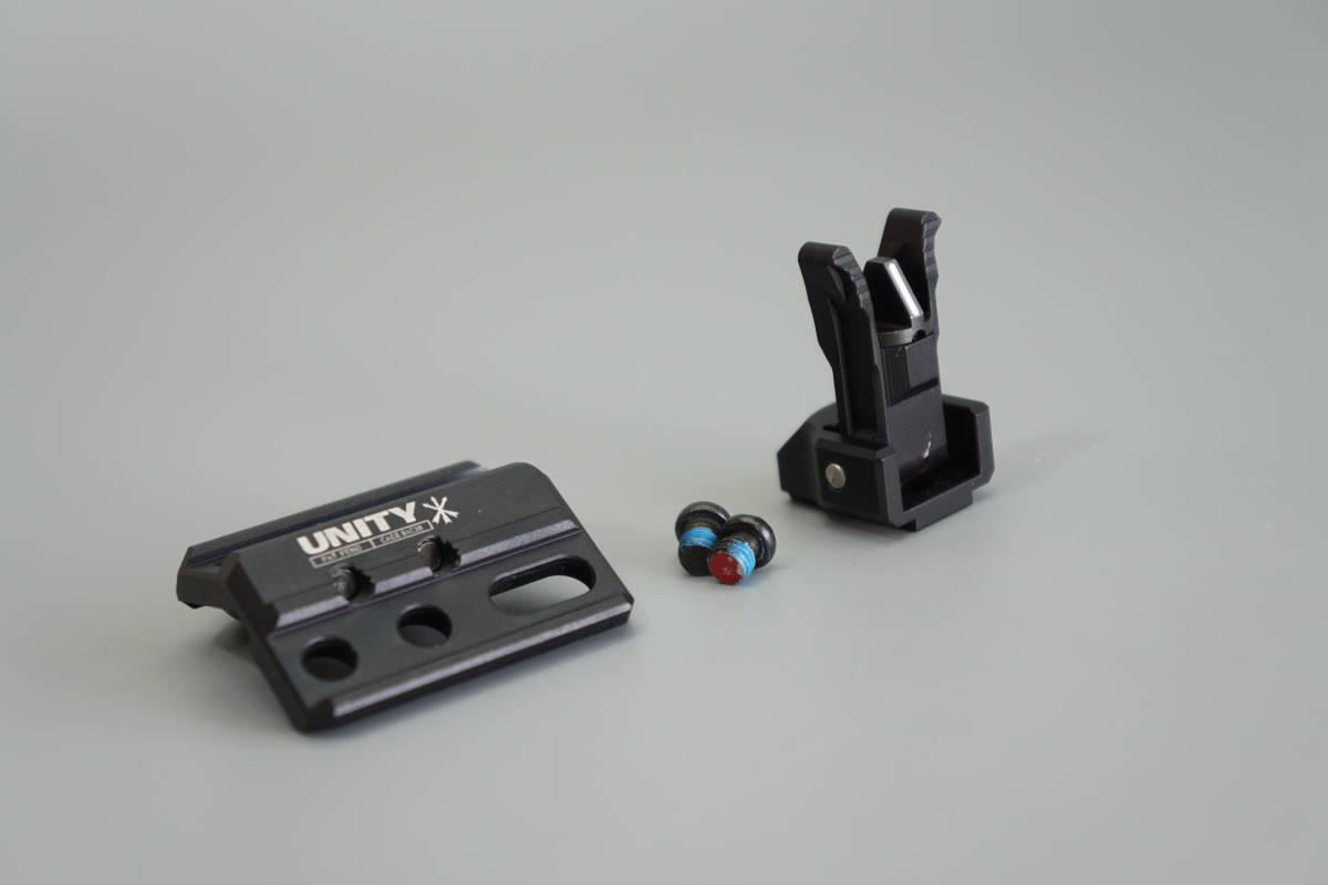 Unity Tactical FUSION Backup Iron Sight + FUSION Micro Hub 2.0 Trijicon ...