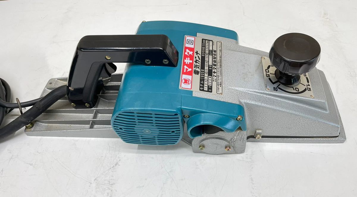 JN78 makita マキタ 155mm 電気カンナ 1805B 収納木箱付 100V 12A 鉋(電動かんな)｜売買されたオークション情報 ...