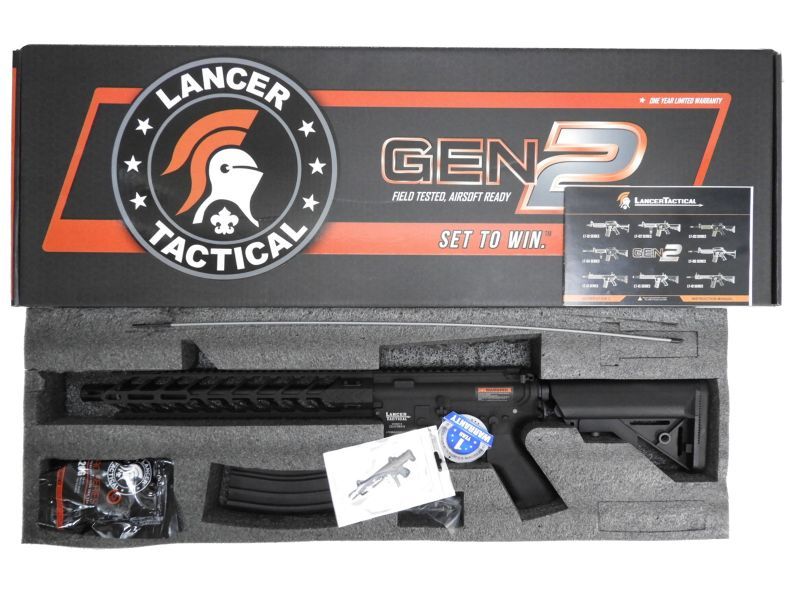 Lancer Tactical LT-33 プロライン GEN2 ナイトウィング SPR BK 電動ガン LT-33BA-ME(電動ガン ...