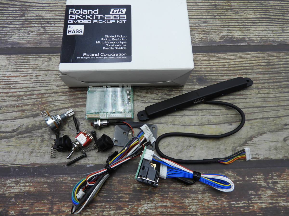 Roland GK-KIT-BG3 For BASS DIVIDED PICKUP KIT ピックアップキット ローランド ベース用 ...