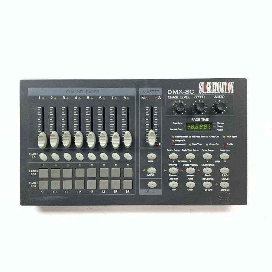 STAGE EVOLUTION DMX-8C DMXコントローラー 現状品 TB(レコーディング、PA機器)｜売買されたオークション情報、yahooの商品情報をアーカイブ公開 - オークファン ...