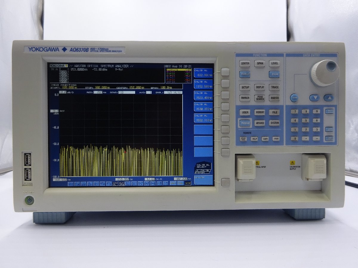 YOKOGAWA 光スペクトラムアナライザ AQ6370B(その他)｜売買されたオークション情報、yahooの商品情報をアーカイブ公開 ...