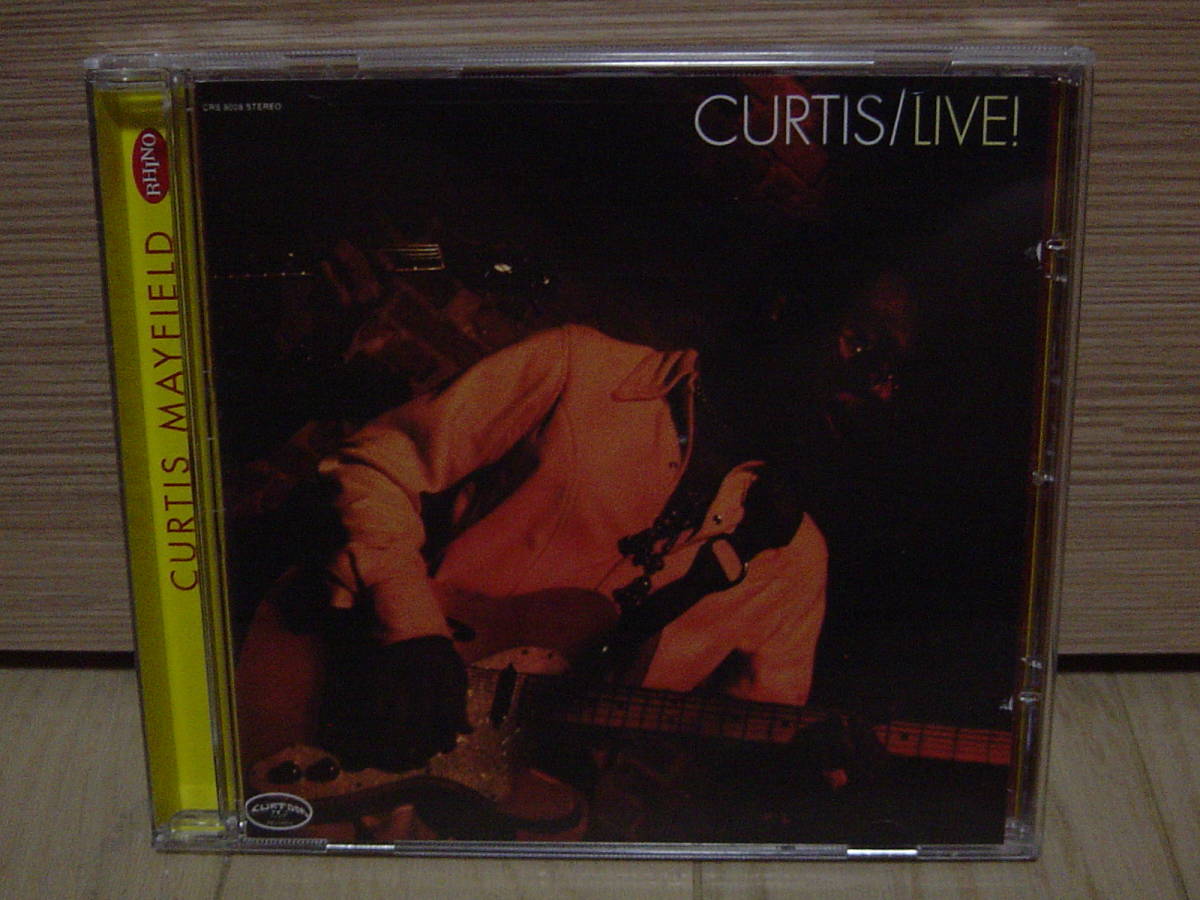 CD SOUL CURTIS MAYFIELD CURTIS LIVE カーティス メイフィールド(R&B、ソウル)｜売買されたオークション ...