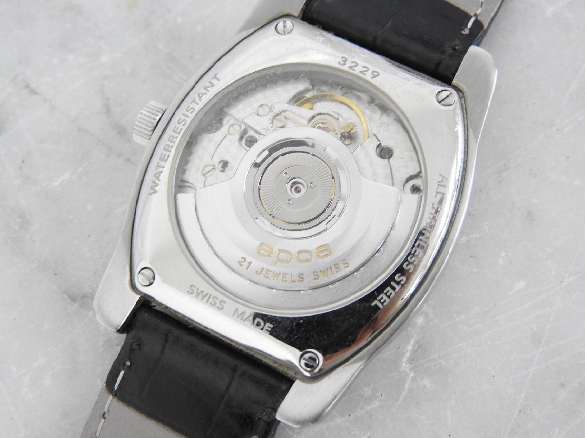 epos エポス AUTOMATIC 3229 メンズ 腕時計 自動巻き(エポス)｜売買されたオークション情報、yahooの商品情報をアーカイブ公開 - オークファン（aucfan.com）