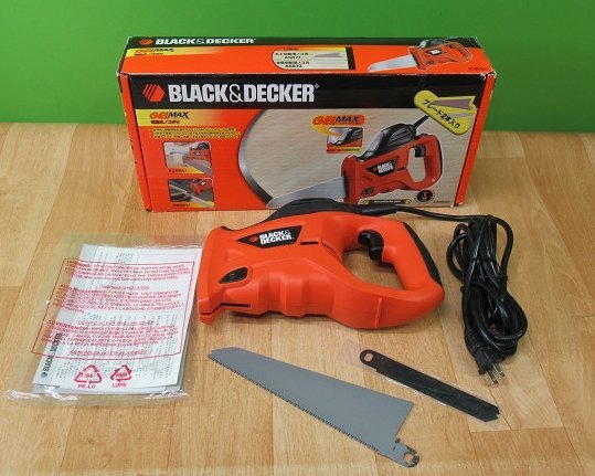 電動式ノコギリ ブラック＆デッカー KS880EC ブレード2本 電気ノコギリ BLACK&DECKER(切断機)｜売買されたオークション情報、yahooの商品情報をアーカイブ公開 ...
