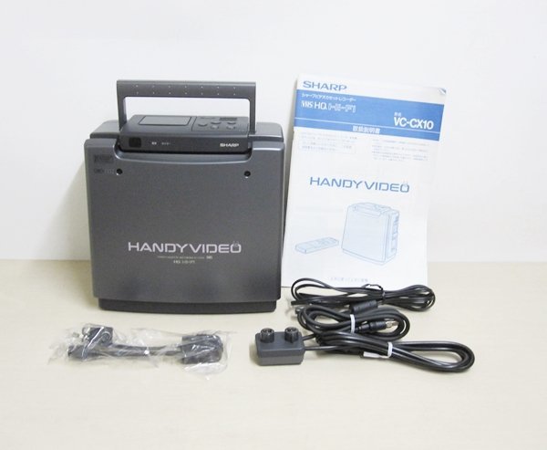 再生OK SHARP シャープ ポータブル VHS レコーダー VC-CX10H HANDY VIDEO 送料1 500円(VHSビデオデッキ)｜売買されたオークション情報、yahooの商品 ...