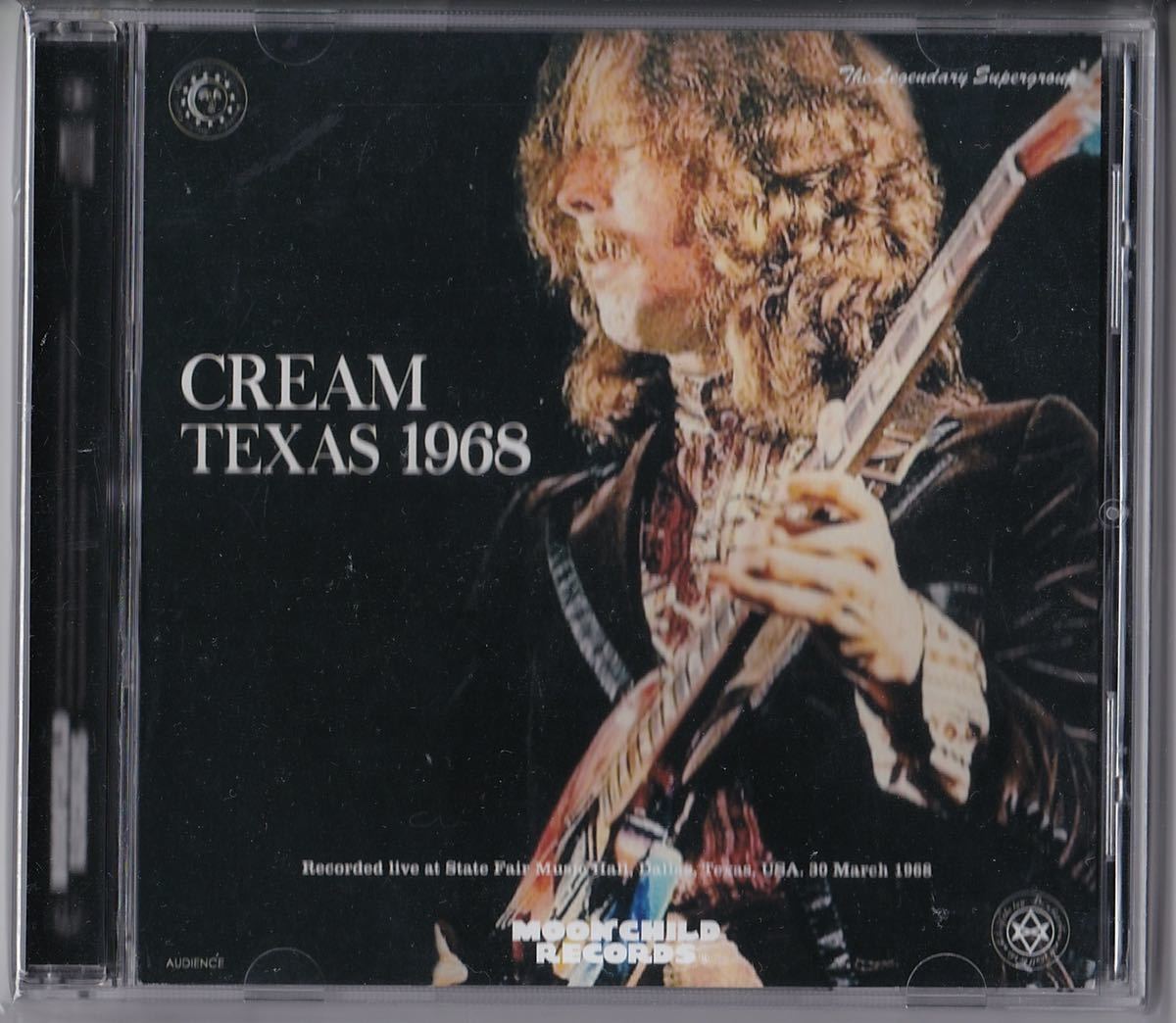 MOONCHILD RECORDS CREAM / TEXAS 1968 CD クリーム Eric Clapton エリック クラプトン ...