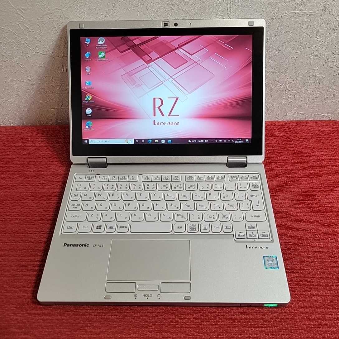 Panasonic Let''s note CF-RZ6 CF-RZ6ADFQR SSD128GB メモリ8GB Win10 作動確認済み ...